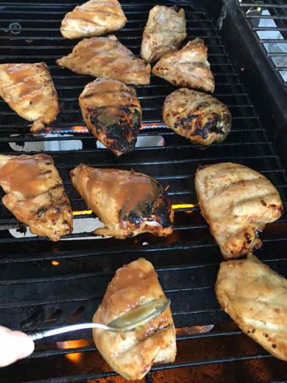 Hawaiian Huli Huli Chicken with Grilled Pineapple - The Mom Maven
