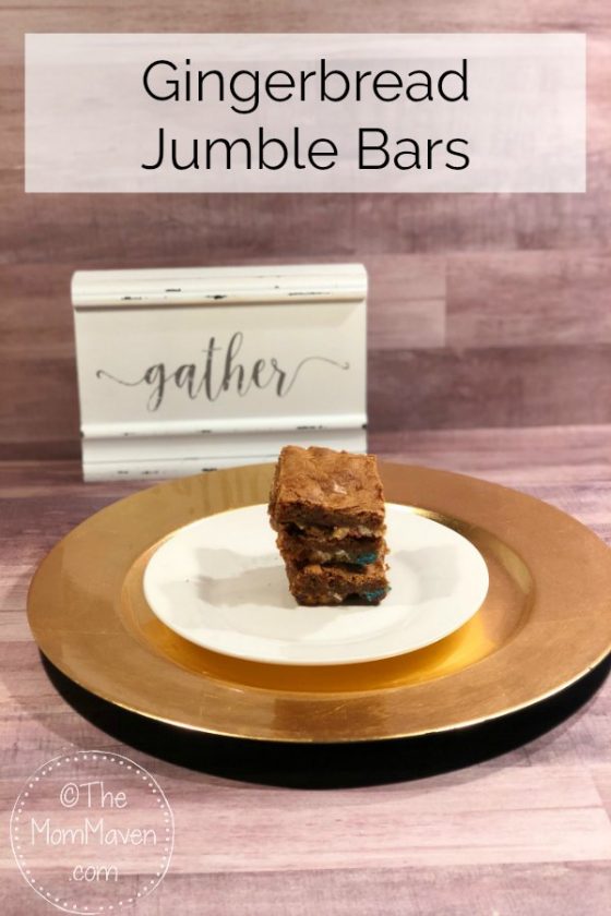 Gingerbread Jumble Bars - The Mom Maven